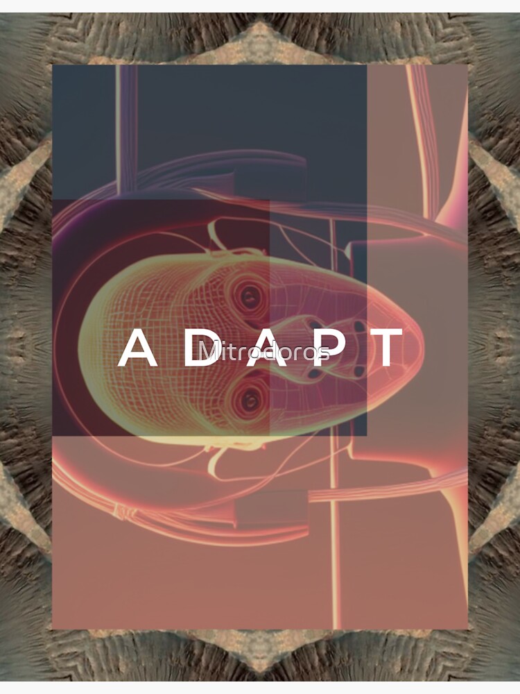 "Adapt" Sticker for Sale by Mitrodoros | Redbubble