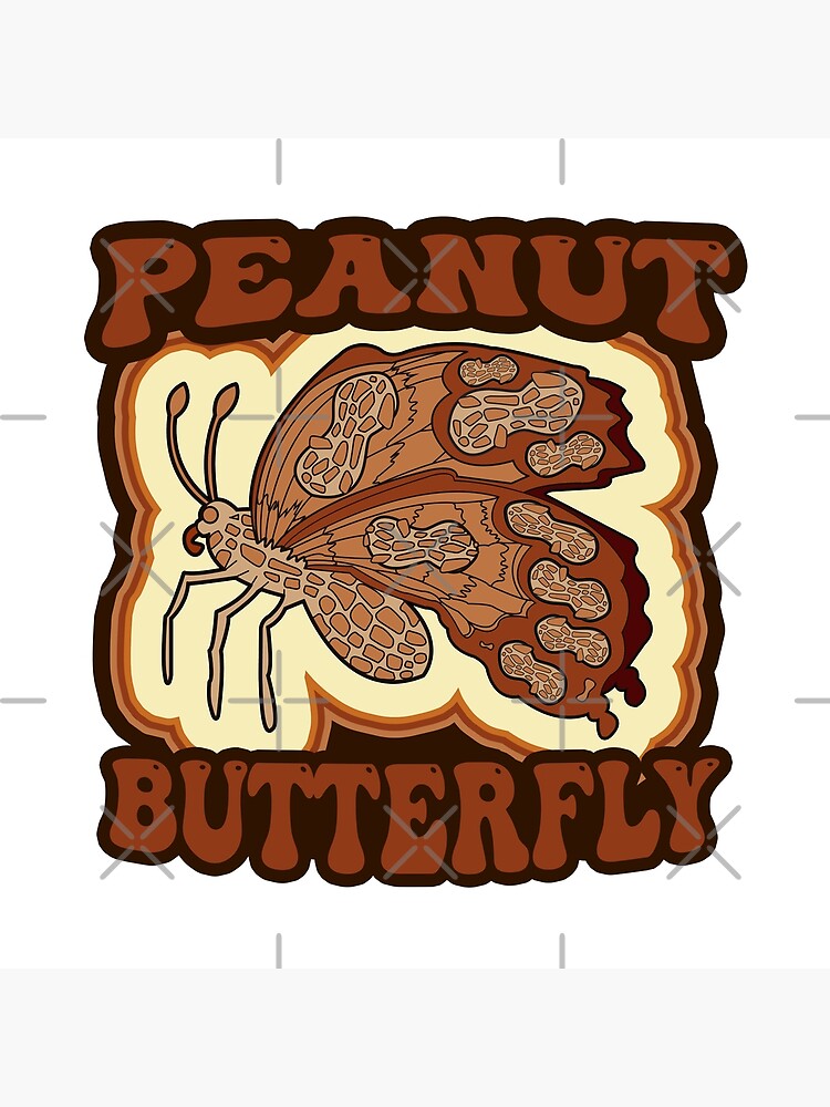 "70s Peanut Butterfly" Poster for Sale by usclaireforce | Redbubble