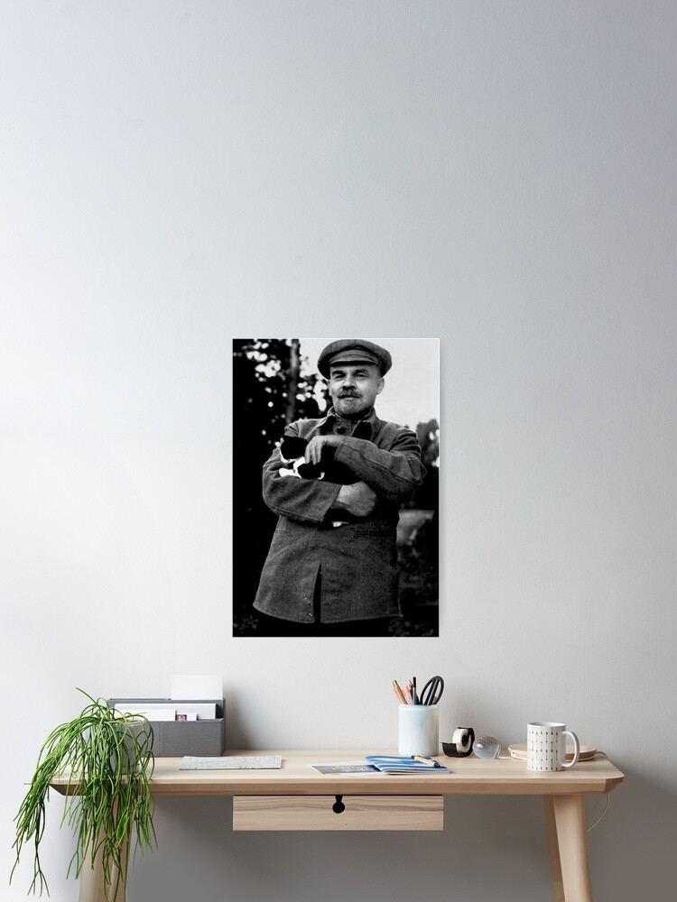 "Lenin and his Cat " Poster for Sale by tommieray | Redbubble