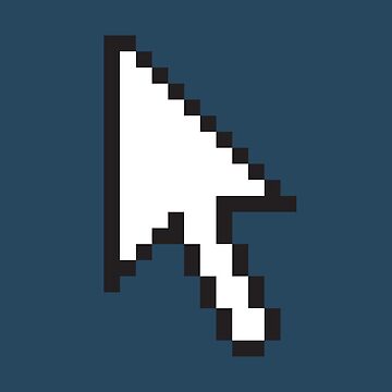 "Vintage Mouse Pointer" Sticker for Sale by sparklellama | Redbubble