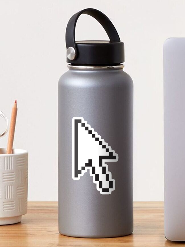 "Vintage Mouse Pointer" Sticker for Sale by sparklellama | Redbubble