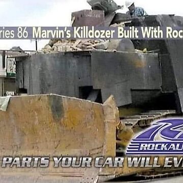 "Rockauto Killdozer" Sticker for Sale by FlexCorp | Redbubble