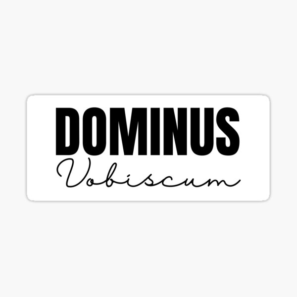 Pegatina «Dominus Vobiscum Que el Señor esté con ustedes Misa en latín ...