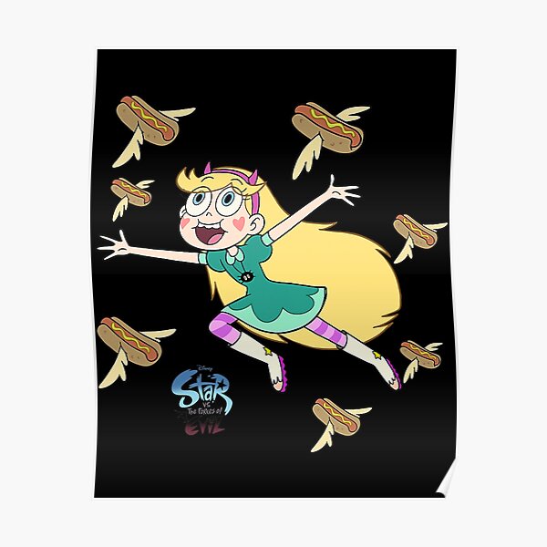 "Channel Star vs. The Forces of Evil Hot Dog" Poster for Sale by ...
