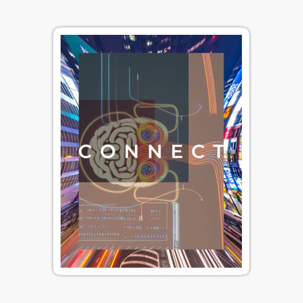 "Connect" Sticker for Sale by Mitrodoros | Redbubble