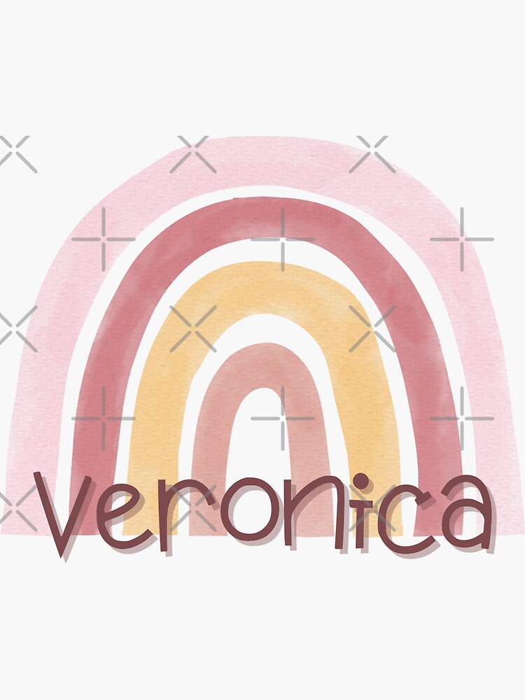"Girl's Name - Veronica" Sticker for Sale by NamesLand | Redbubble