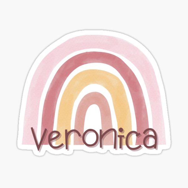 "Girl's Name - Veronica" Sticker for Sale by NamesLand | Redbubble