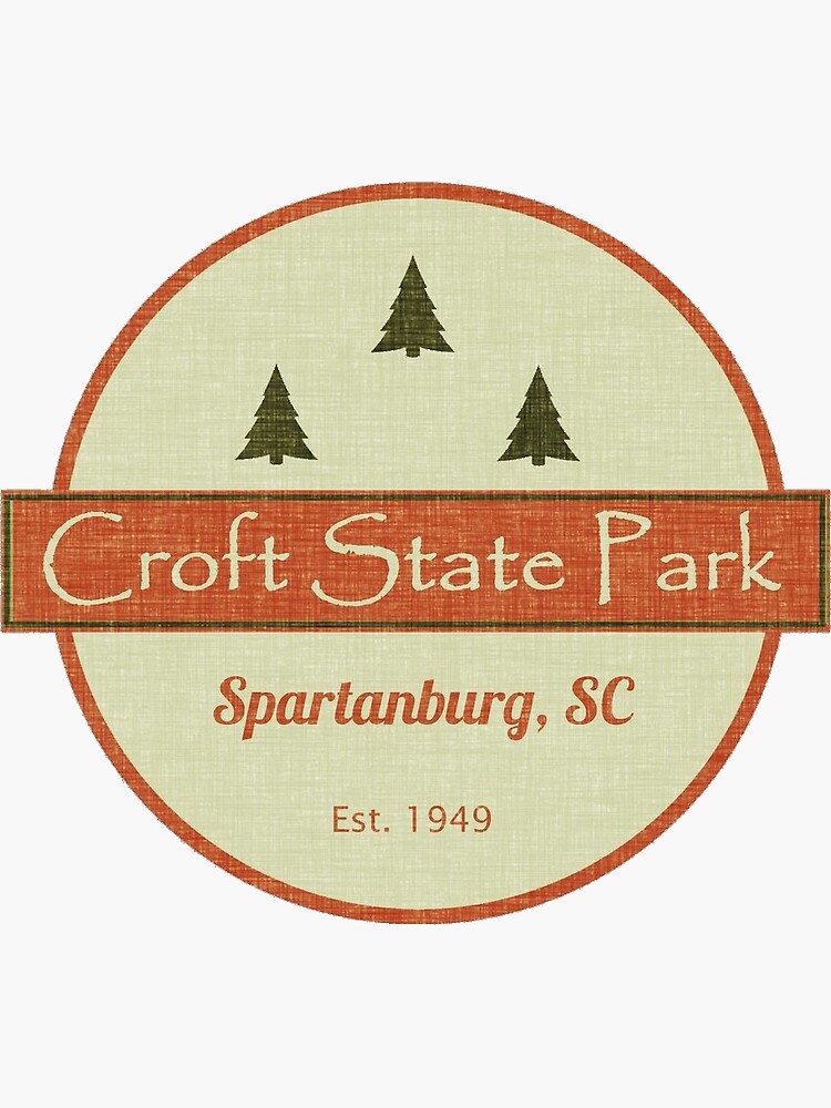 "Croft State Park" Sticker for Sale by carolinatrekker | Redbubble