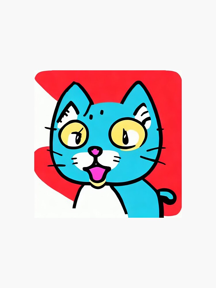 "Nyanko Sally" Sticker for Sale by JustMeowThings | Redbubble