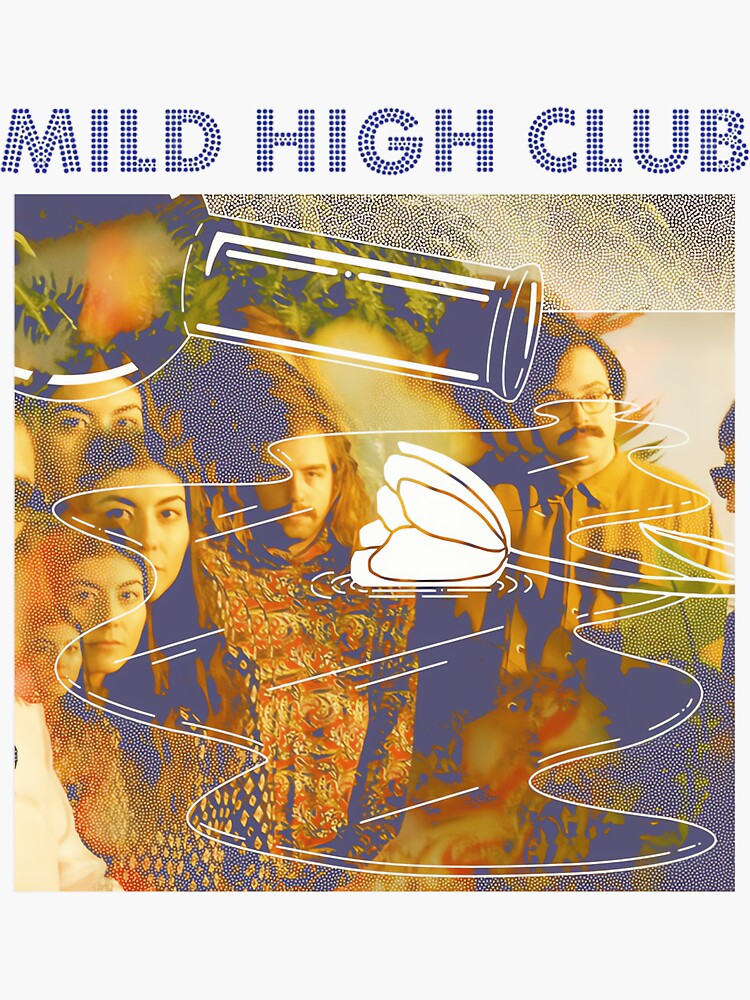 "Mild High Club - Timeline (retro edition) " Sticker for Sale by ...