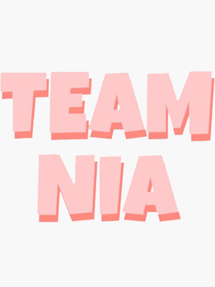 "DanceMoms Team Nia" Sticker for Sale by Uriehale | Redbubble
