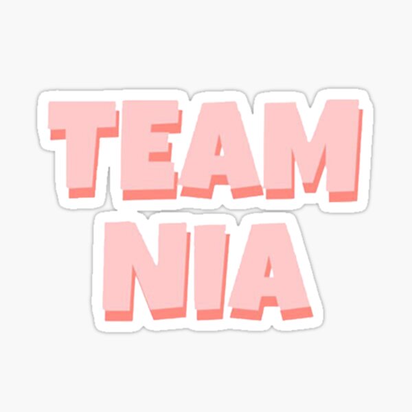 "DanceMoms Team Nia" Sticker for Sale by Uriehale | Redbubble