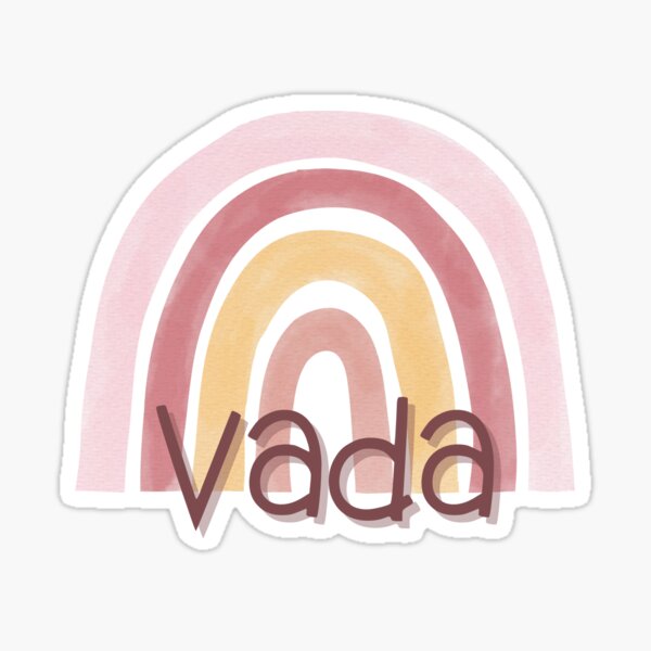 "Girl's Name - Vada" Sticker for Sale by NamesLand | Redbubble