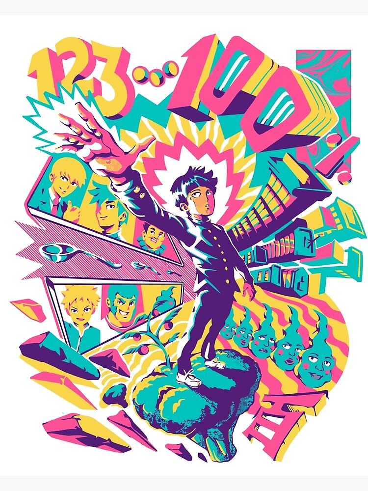 "Mob Psycho 100" Poster for Sale by XYPROW | Redbubble
