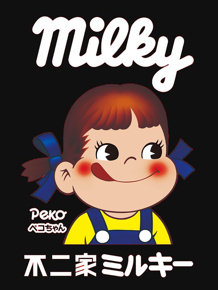 "Milky Peko-chan " T-shirt for Sale by ugenyiaudrosv | Redbubble | milky t-shirts - peko chan t ...
