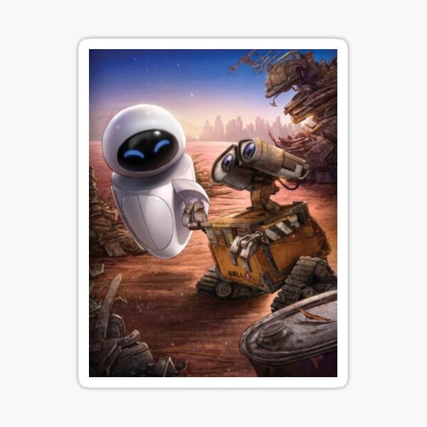 "WALL·E" Sticker for Sale by charlesdavit | Redbubble