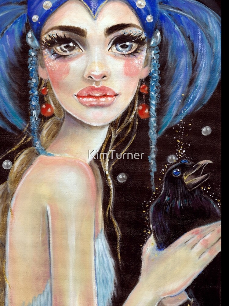 "Lenore & the Three Eyed Raven, Original art, PopSurrealism" Graphic T ...