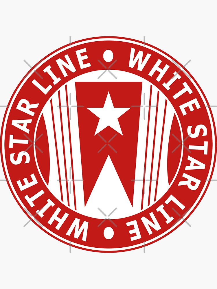 "White Star Line Pennant" Sticker for Sale by lyvershop | Redbubble