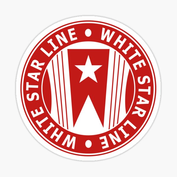 "White Star Line Pennant" Sticker for Sale by lyvershop | Redbubble