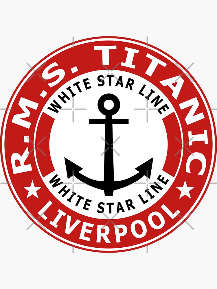 "RMS Titanic" Sticker for Sale by lyvershop | Redbubble