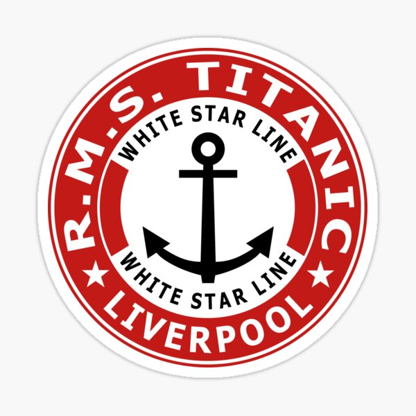 "RMS Titanic" Sticker for Sale by lyvershop | Redbubble