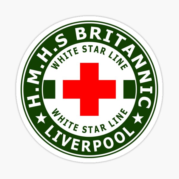"HMHS Britannic" Sticker for Sale by lyvershop | Redbubble