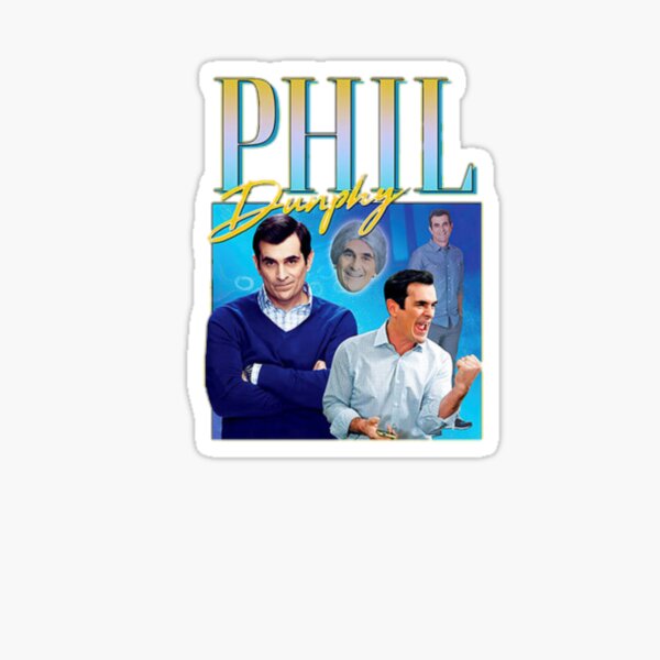 "Phil-Dunphy-Homage, modern family " Sticker for Sale by Arielvogue ...