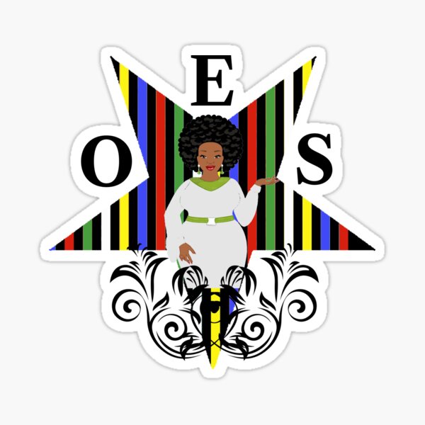 " OES Order Of The Eastern Star Logo Sisterhood " Sticker for Sale by ...