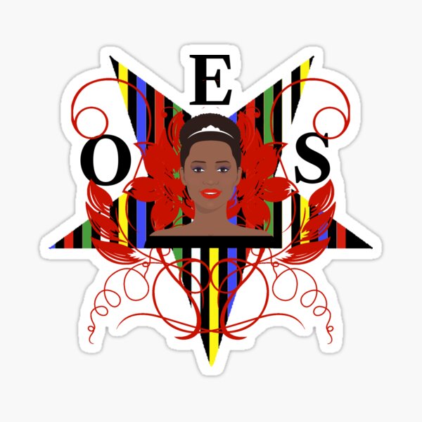 "OES Order Of The Eastern Star Logo Sisterhood " Sticker for Sale by ...