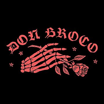 "db06 red don broco logo" Sticker for Sale by Brothwood | Redbubble