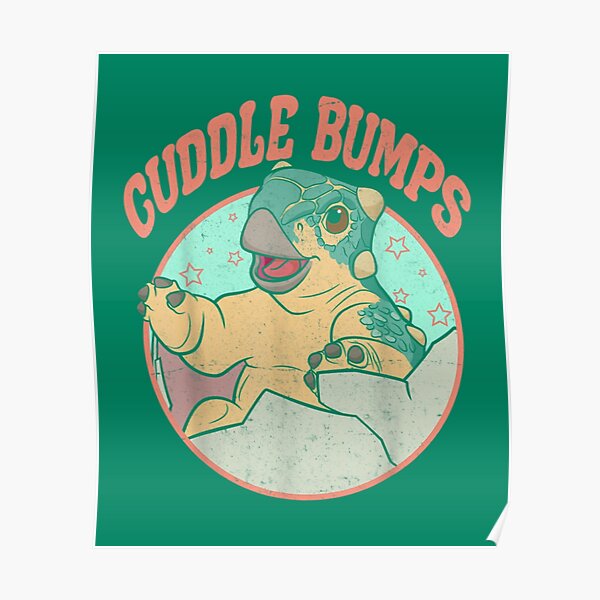 "Camp Cretaceous Bumpy Cuddle Bumps Portrait" Poster von AmWhe | Redbubble