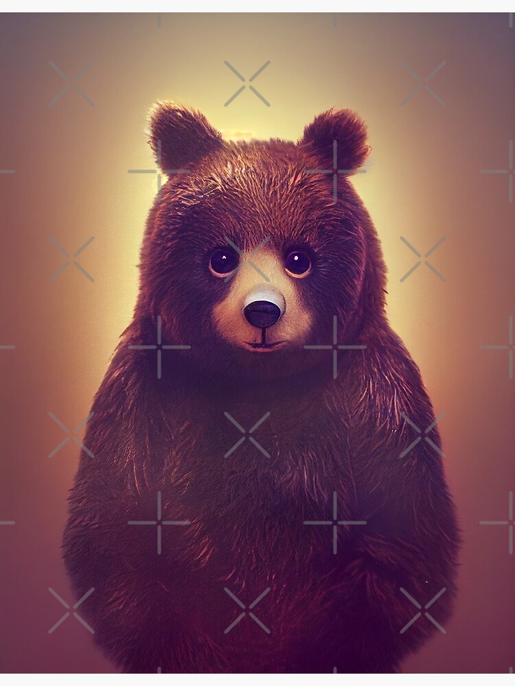 "Cutest little bear" Poster for Sale by AnimalArtPhotos | Redbubble