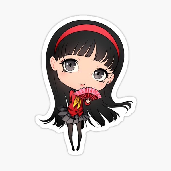 "Yukiko Amagi Chibi" Sticker for Sale by Arkuny | Redbubble