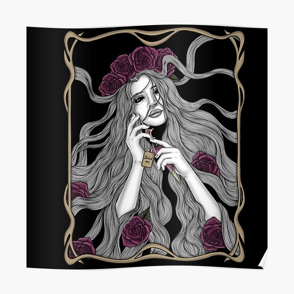 "Drink Me Potion from Alice in Wonderland " Poster for Sale by ...