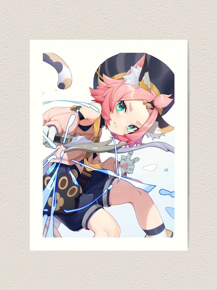 "Diona Genshin Impact Epic Fanart" Art Print for Sale by Allenfawnpal ...