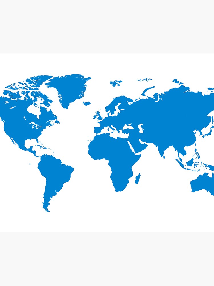 "World map pillows , world map tshirt, world map blanket" Sticker for ...