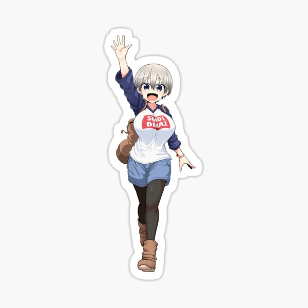 "Uzaki chan " Sticker for Sale by Purpleisbetter | Redbubble