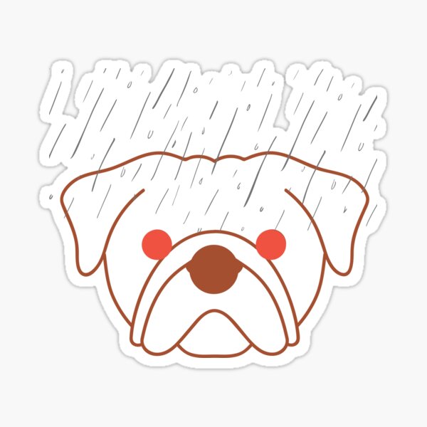 "Sad Dog Face" Sticker for Sale by Arrow60 | Redbubble