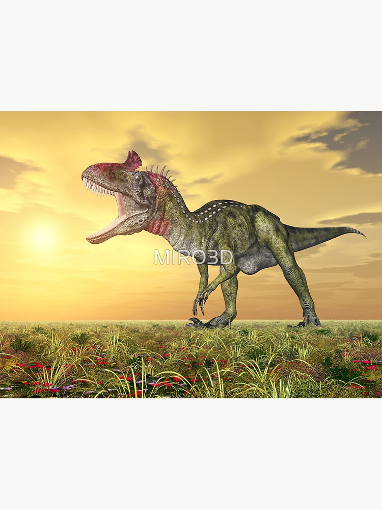 "Dinosaur Cryolophosaurus" Sticker for Sale by MIRO3D | Redbubble