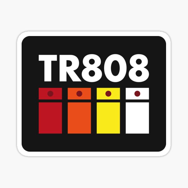 "Drum Machine 808 " Sticker for Sale by mixmastermerch | Redbubble