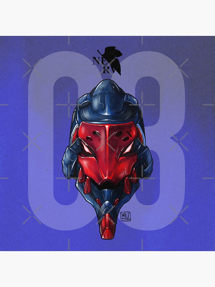 "Neon Genesis Evangelion - Eva mark 03 " Sticker for Sale by Nat-the ...