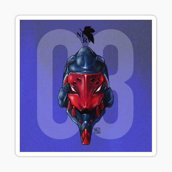 "Neon Genesis Evangelion - Eva mark 03 " Sticker for Sale by Nat-the ...