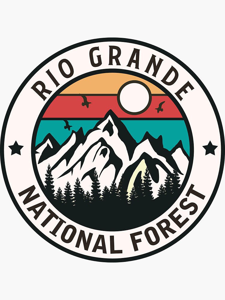 "Rio grande national forest" Sticker for Sale by Cool-Craze | Redbubble