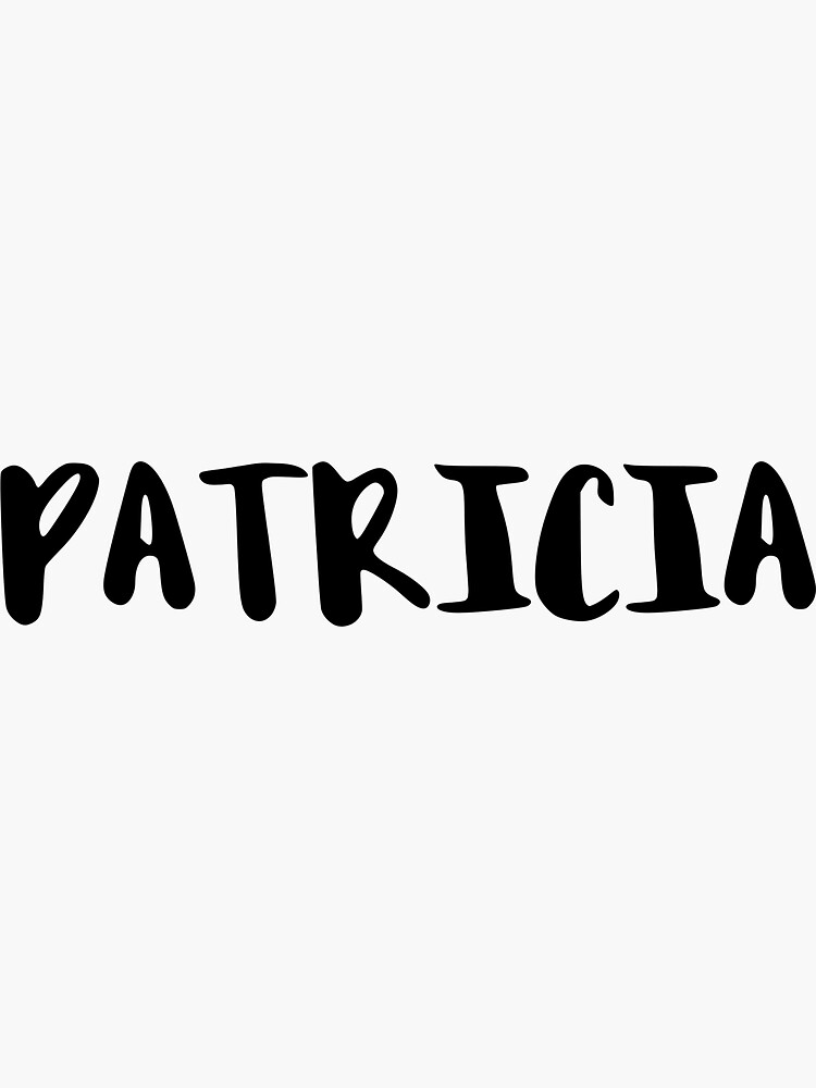 "Patricia" Sticker by FTML | Redbubble