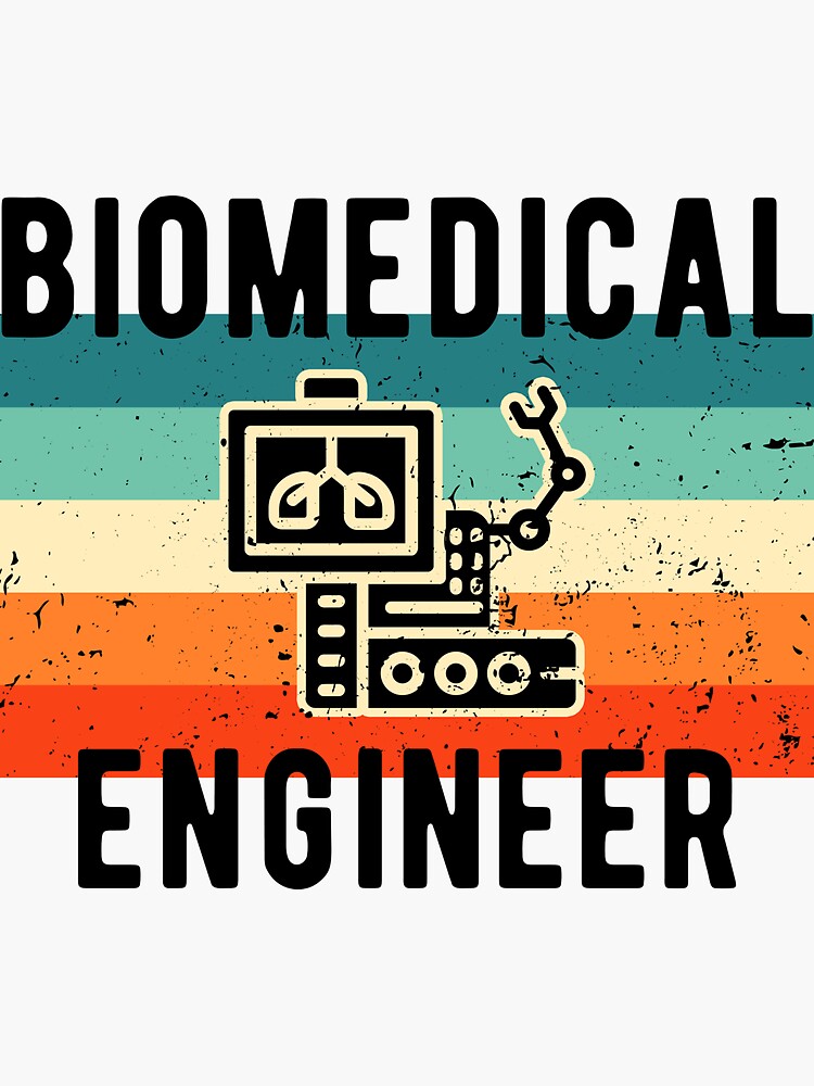 "Retro Vintage Biomedical Engineering Biomed" Sticker for Sale by ...