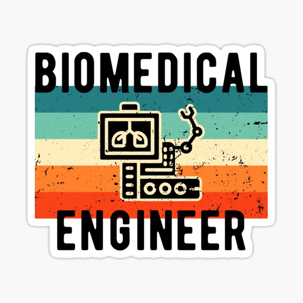 "Retro Vintage Biomedical Engineering Biomed" Sticker for Sale by ...