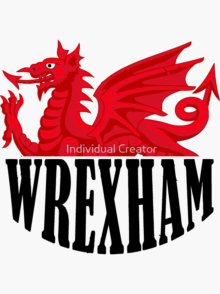 "Wrexham - Afc" Sticker for Sale by proamin | Redbubble
