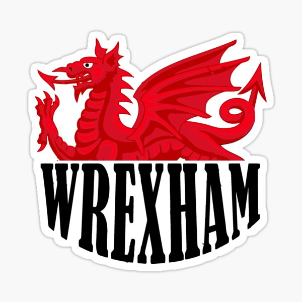 "Wrexham - Afc" Sticker for Sale by proamin | Redbubble