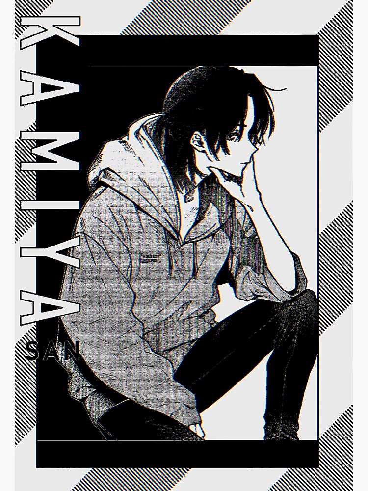 "Kamiya Manga Art Design" Sticker for Sale by hazyweather | Redbubble