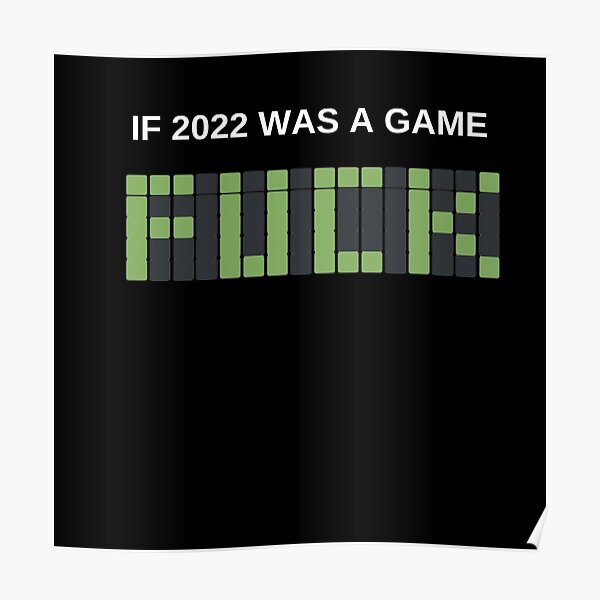 "Remember 2022 funny design word game" Poster for Sale by ScienceCentre ...
